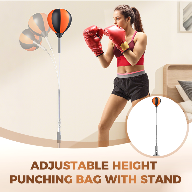 Adjustable Height Punching Bag with Stand – hiwered